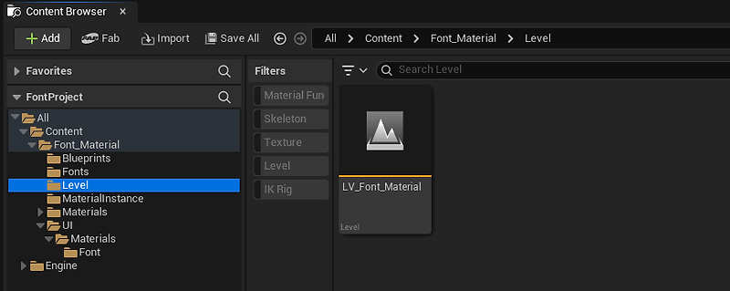 [UE5] Font Material Document