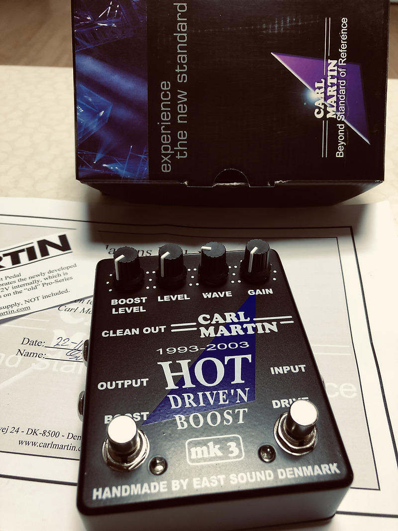 Carl Martin Hot Drive' n Boost MKIII