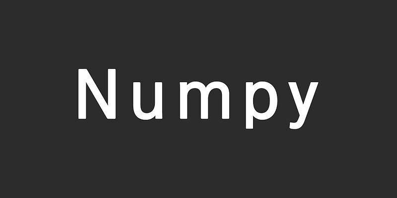 Numpy Study