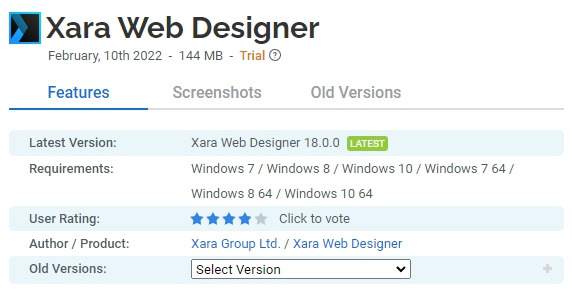 Xara Web Designer 무료 다운로드