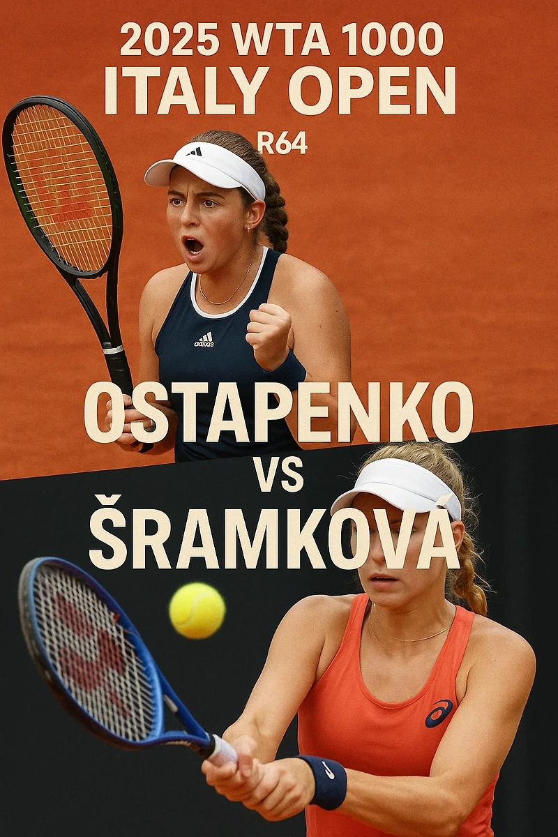 2025 WTA1000 이탈리아오픈 R64 엘레나 오스타펜코 VS 레베카 슈람코바
