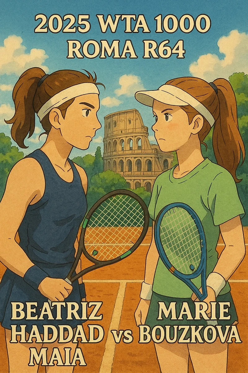 2025 WTA1000 로마 R64 베아트리스 하다드 마이아 vs 마리 부즈코바