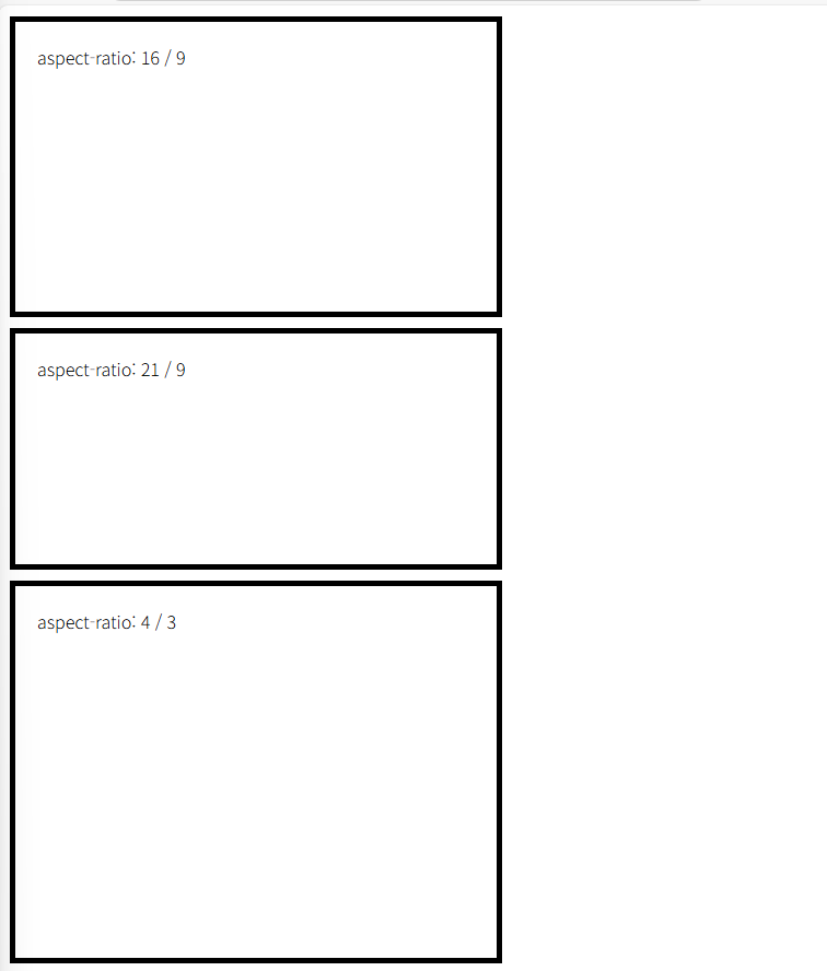 [CSS] 프레임 비율 자동 조절 (aspect-ratio)