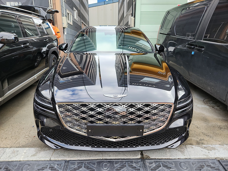 대구 지벤트 RV90 제네시스 G80 반사 썬팅 :: OTL