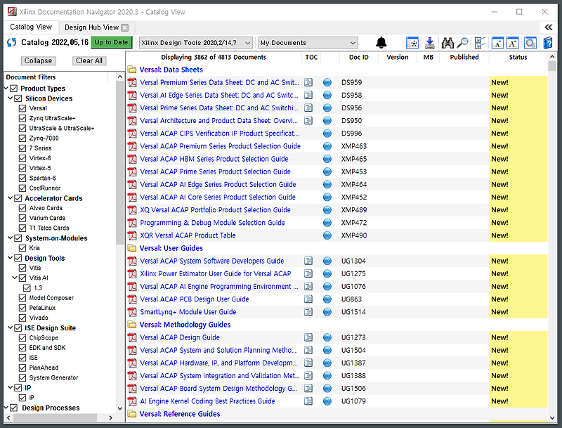 Xilinx Documentation Navigator