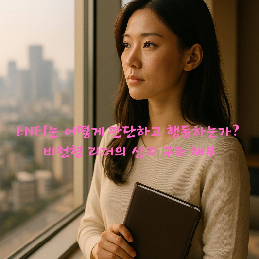 ENFJ는 어떻게 판단하고 행동하는가? : 비전형 리더의 심리 구조 해부