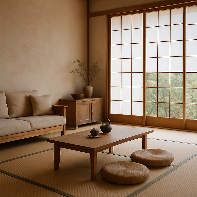 일본식 인테리어의 특징-와비사비 / 다다미 / 저상가구