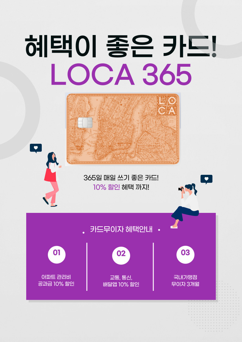 7.3%할인! 넷플릭스 할인! LOCA 365 신용카드 혜택 및 가입 알아보기