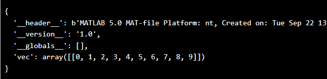 파이썬 SciPy Matlab 배열