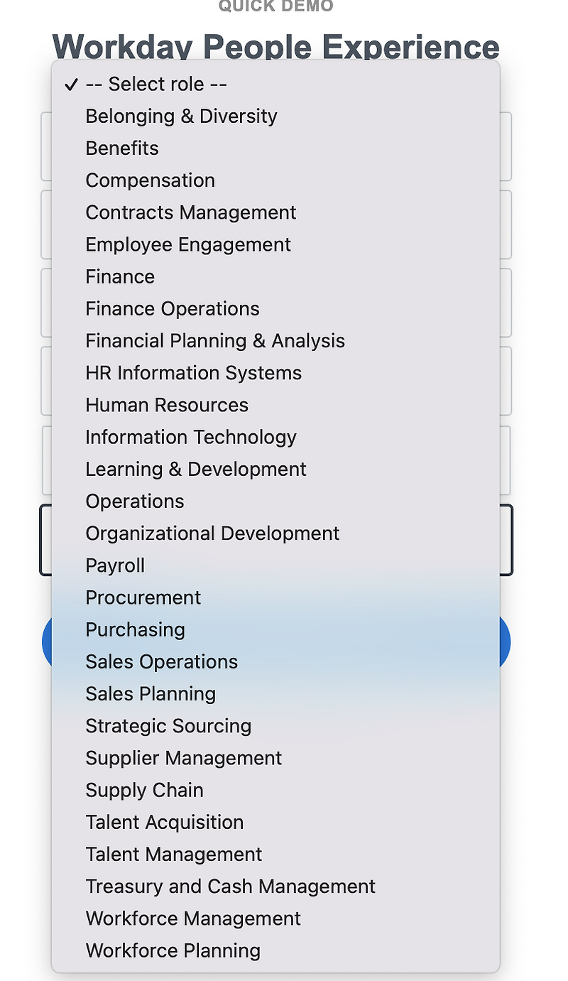 workday - HR Resource Management