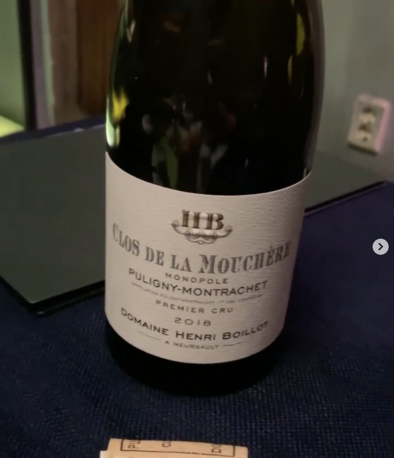 앙리 부아요 끌로 드 라 무셰르 2018 (Henri Boillot Puligny Montrachet Premier Cru Clos de La Mouchere ...