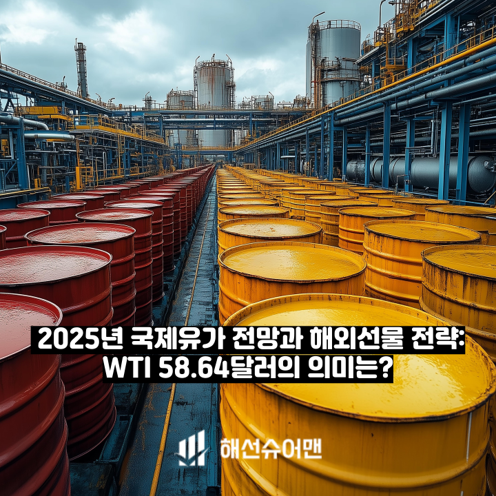 📉 2025년 국제유가 전망과 해외선물 전략: WTI 58.64달러의 의미는?