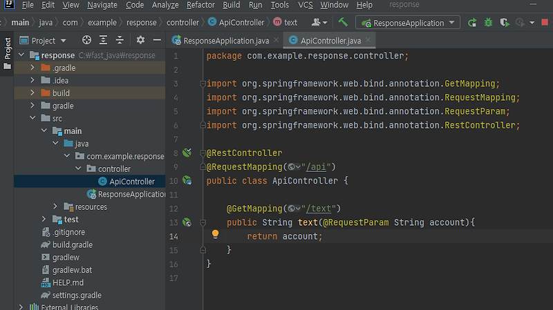 [sping boot] response 방법