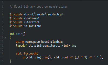 Boost Library for windows with Msys2