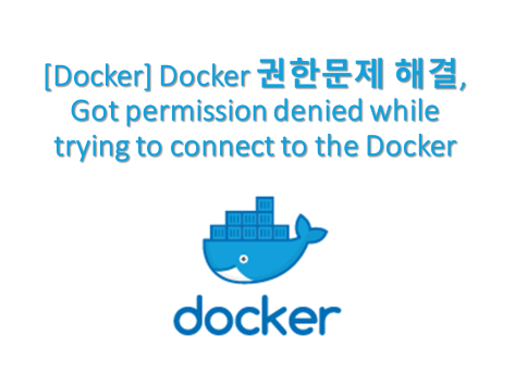 [Docker] Docker 권한문제 해결, Got permission denied while trying to connect ...