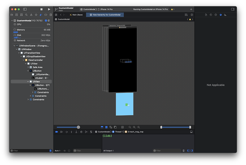 [iOS/Swift] 커스텀 모달 만들기, Custom Modal Animation — Jiwift