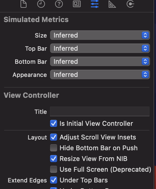 IOS 에러 - is Initial View Controller 설정에러
