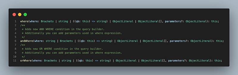 TypeORM 쿼리빌더 사용시 where절 사용시 괄호 우선순위와 Brackets 사용 :: Dev갱이