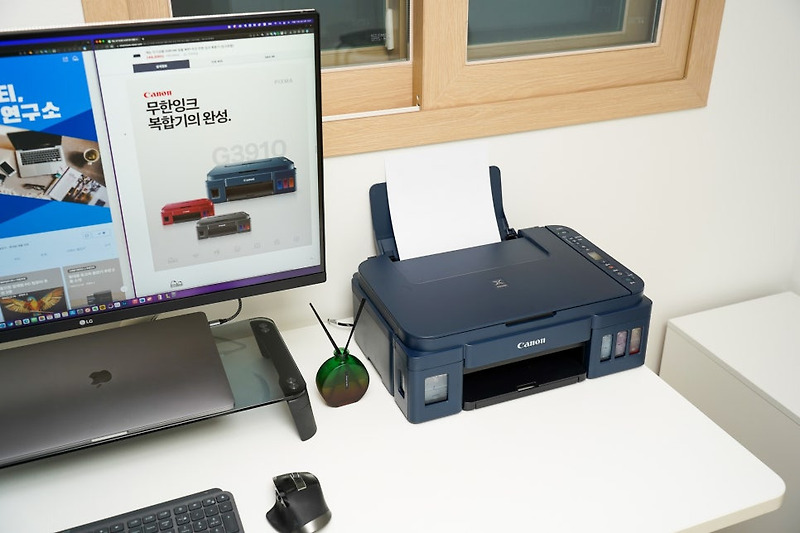 캐논 G3910N 무한잉크 복합기 추천, 와이파이 지원 가정용 프린터기