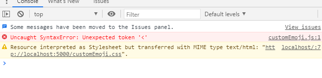Uncaught SyntaxError: Unexpected token