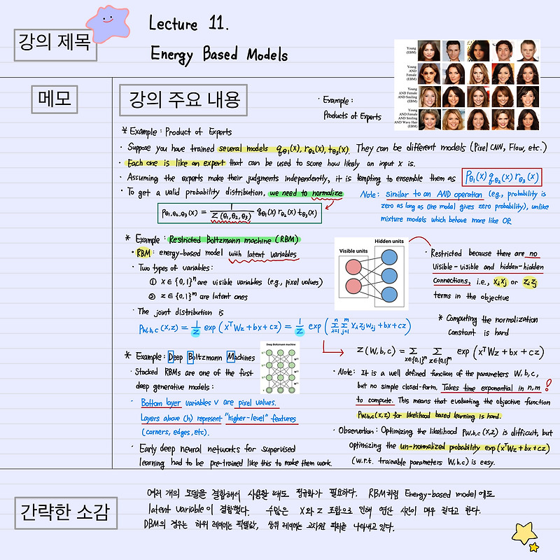 [CS236] Lecture11 필기본