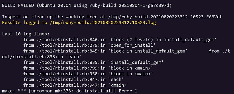 Ruby on Rails 공부하기_wsl2 환경 설정하기 (1)