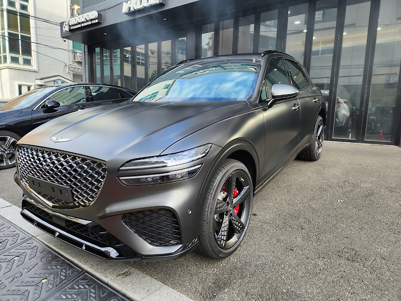 GV70 무광 마칼루 그레이 스포츠 울트라 마린 블루 모노톤 브이쿨 :: OTL