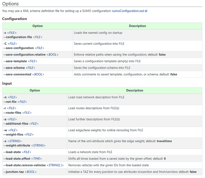 [SUMO Study] sumocfg (SUMO configuration)