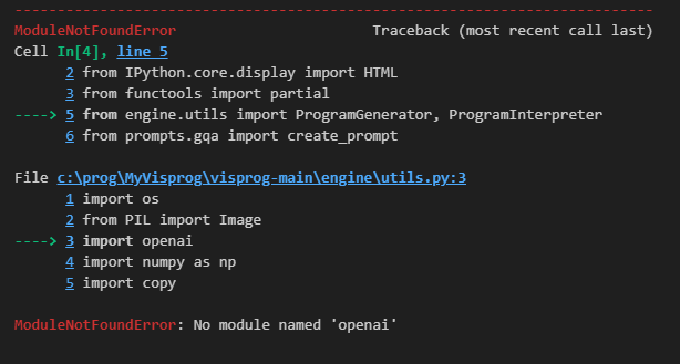 visprog 환경 세팅