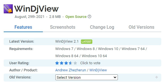 WinDjView 무료 다운로드