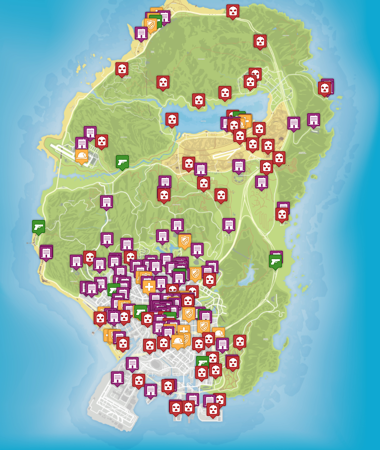 [GTA5] 지도 (GTA5 맵(maps)) :: GET2