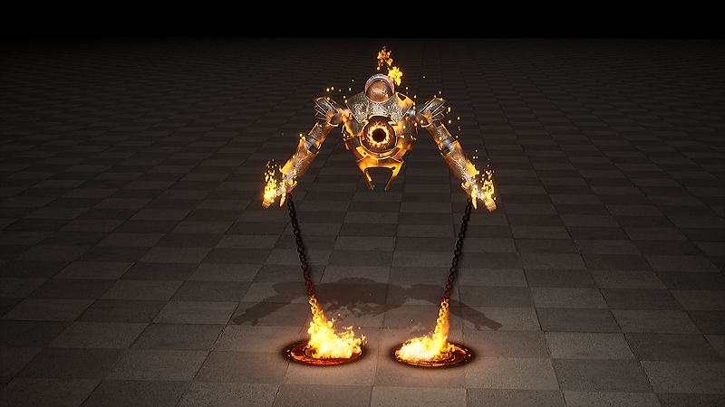[VFX] 002_Object Effect (Fire Golem)