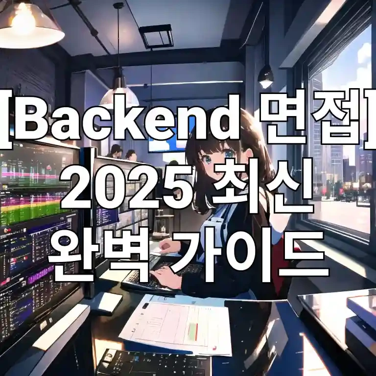 [Backend 면접 대비 시리즈] 2025년 백엔드 / 서버 엔지니어 면접 대비 가이드