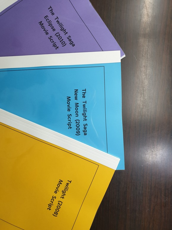 영화/미드대본(Movie Script) 자료 몰 :: Twilight 트와일라잇 시리즈 5편Twilight (2008 ...