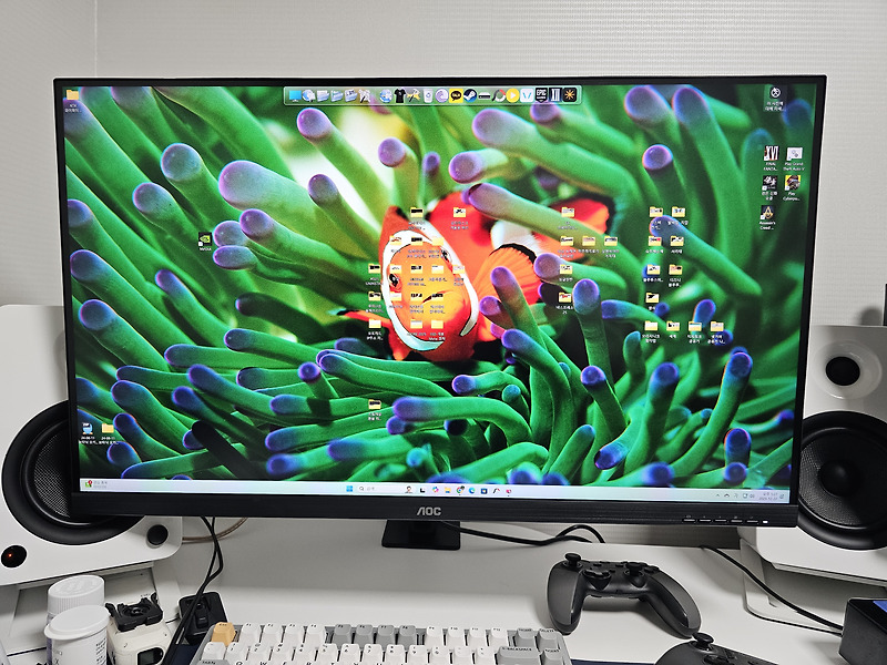 알파스캔 AOC U32N3C 4K UHD 모니터 내돈내산 후기 화질부터 기능까지 만족스러운 선택