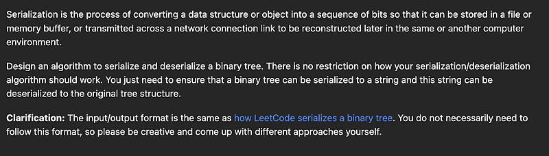 Leet code (Hard): 297. Serialize and Deserialize Binary Tree - Java