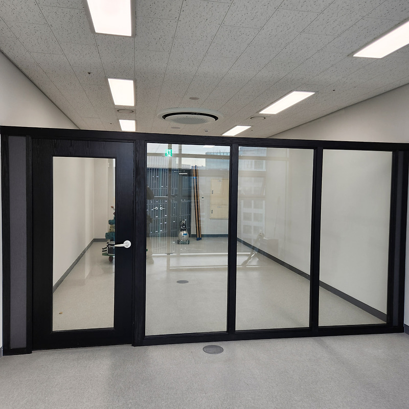 사무실 유리칸막이 가벽시공