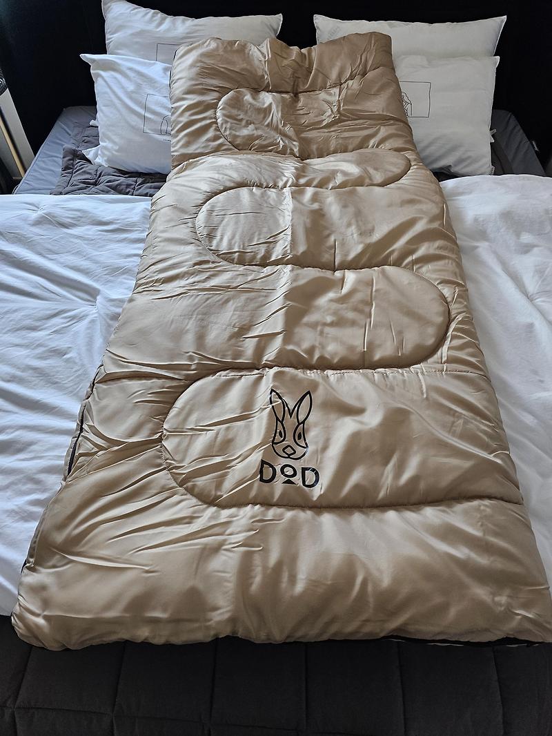 DOD 도플갱어 디오디 사계절 캠핑 침낭 우사쿠션 S1-936-TN 슬리핑백