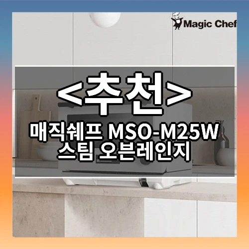 매직쉐프 MSO-M25W 스팀 오븐레인지 추천, 진짜 대박!