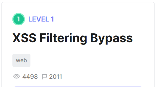 [Dreamhack] XSS Filtering Bypass - Write up — 무너박사의 연구일지