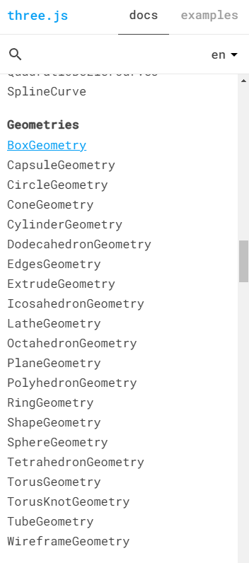 [three.js][typescript] - Geometry(1)