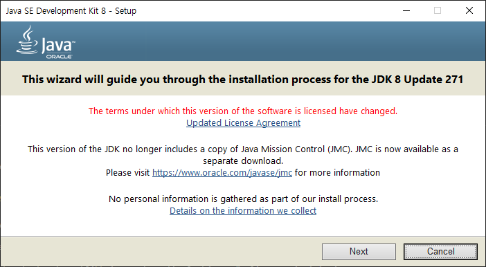 파이썬 No JVM shared library file (jvm.dll) found. Try setting up the JAVA_HOME environment ...