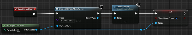 [Unreal] UserWidget ViewPort, UserWidget을 C++ 로 재구성