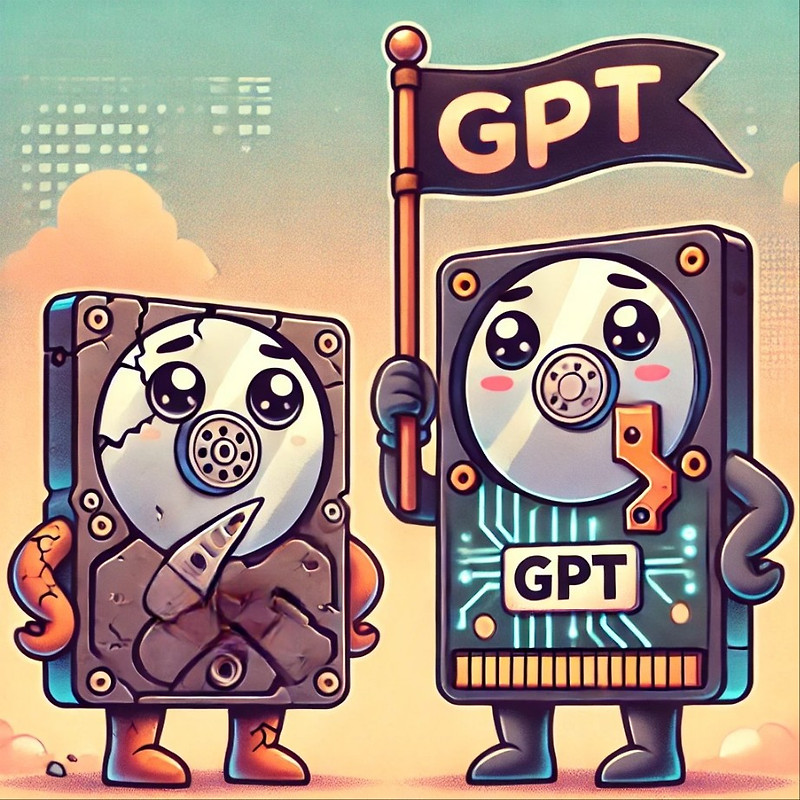 MBR(Master Boot Record) vs GPT(GUID Partition Table), Chat GPT 아님
