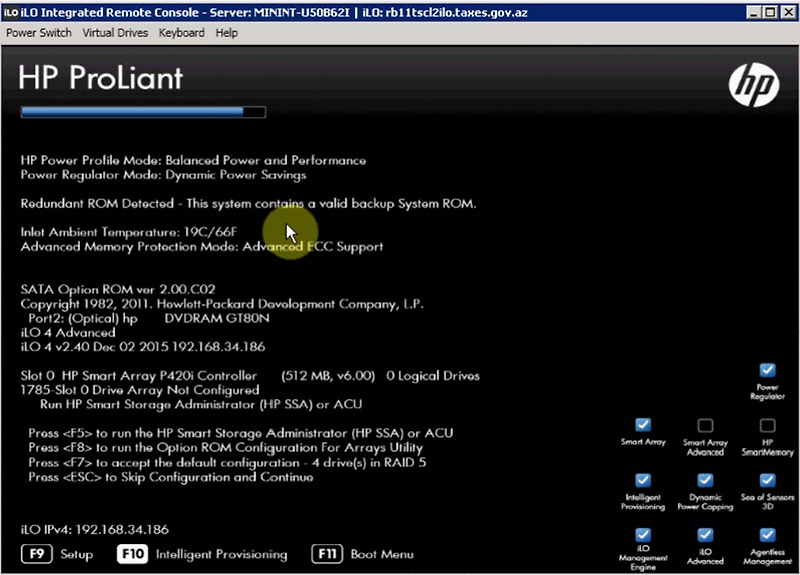 HP ProLiant DL380p Gen8 Windows server 2022 설치
