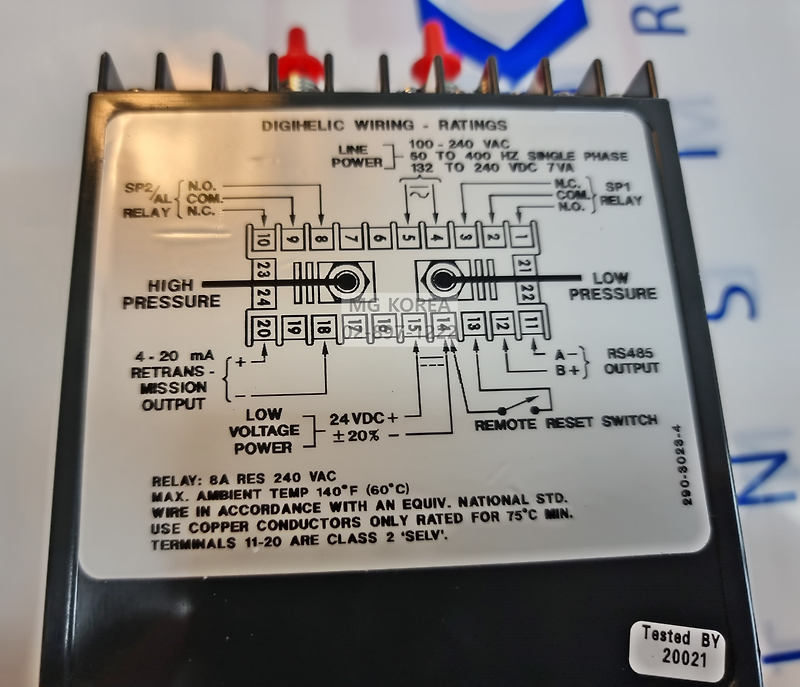 DWYER 드와이어 DH006 차압 컨트롤러