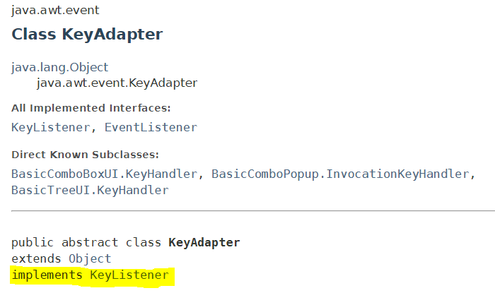 [Java] Adapter Class