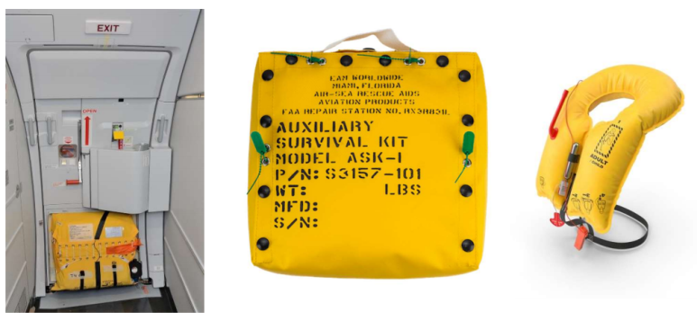 구명기구 (Life-saving appliances)의 위험물 운송 (UN3072, UN2990)