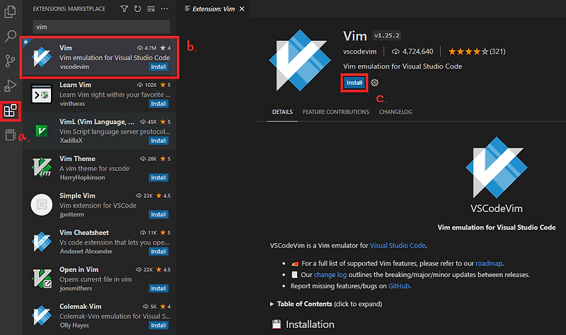 [VScode] vscode 환경에서 VIM 사용하기