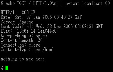 Netcat (nc) 사용법 설명 및 예제